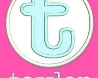 Applique Taylor MONOGRAM FONT Set 4x4 Machine Embroidery | Etsy