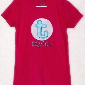 Applique Taylor MONOGRAM FONT Set 4x4 Machine Embroidery Design Boy ...