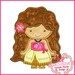 Pretty Polynesian Princess Cutie Applique Design 4x4 5x7 6x10 SVG ...