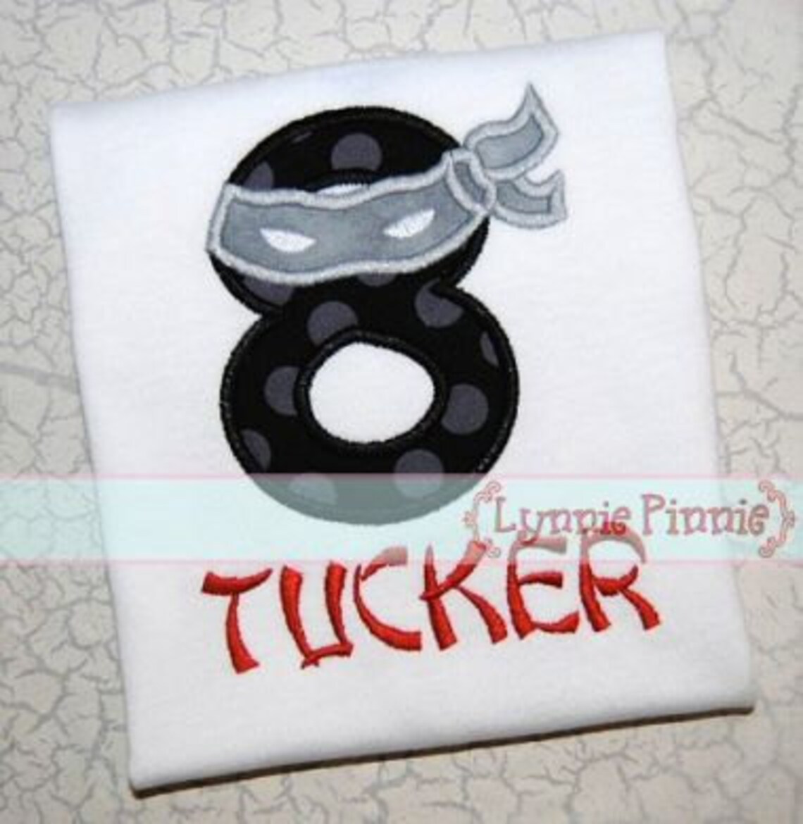 NINJA NUMBERS Applique Set 0 to 9 4x4 5x7 6x10 Machine | Etsy