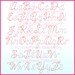 Curlygirl 2 Color Sketch Font - Triple Run DIGITAL Embroidery Machine ...