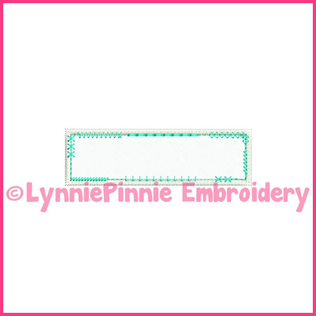 Vintage Funky Patch Frame 2 Applique Machine Embroidery Design File ...
