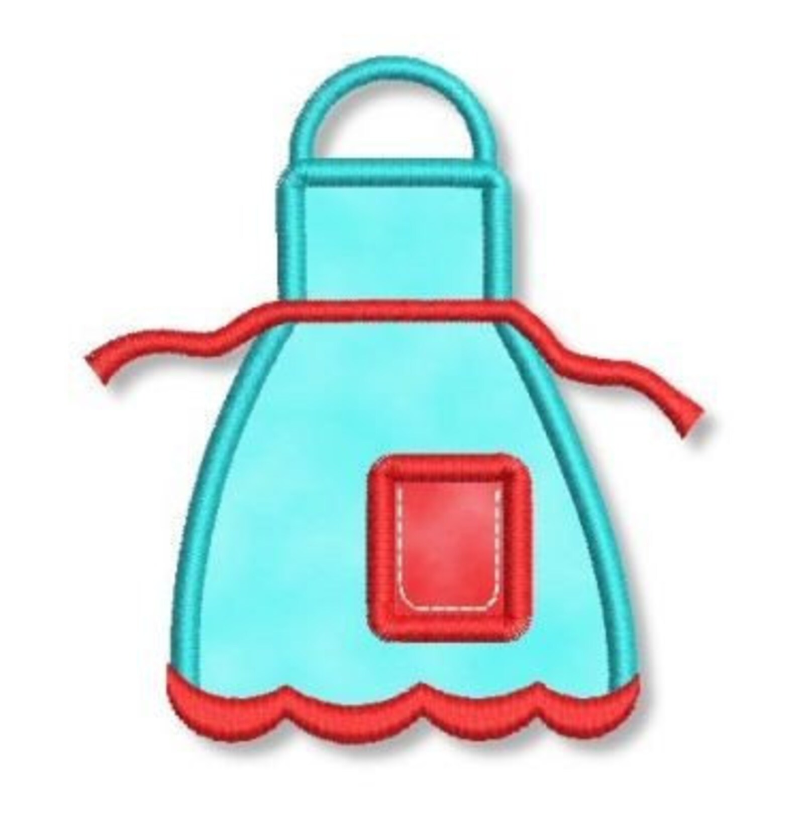 KITCHEN CUTIE Applique SET 4x4 5x7 Machine Embroidery Design Apron ...