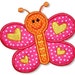 Spring BUTTERFLY Applique 4x4 5x7 6x10 Machine Embroidery Design ...