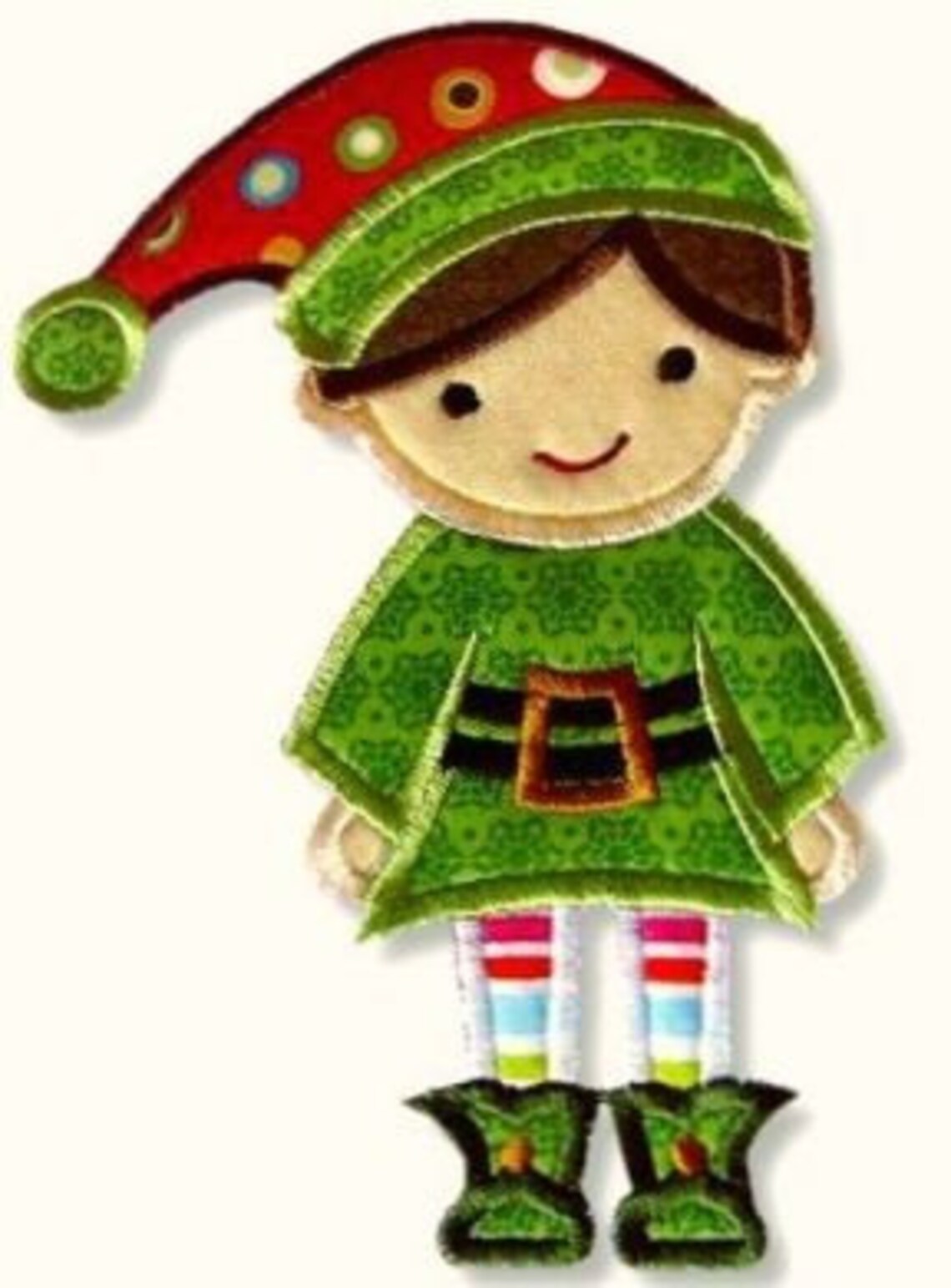 BOY ELF Applique 4x4 5x7 6x10 Machine Embroidery Design - Etsy
