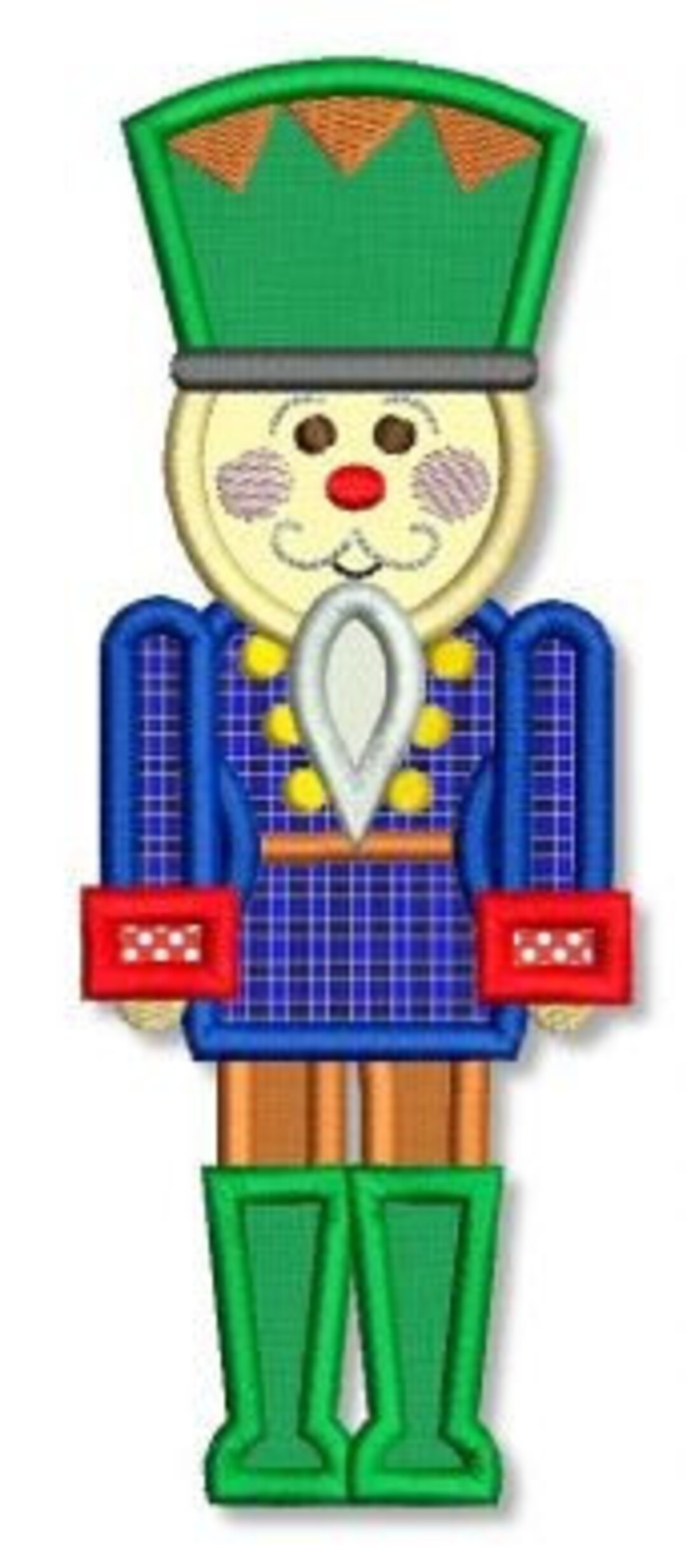 NUTCRACKER Applique 4x4 5x7 6x10 Machine Embroidery Design Christmas ...