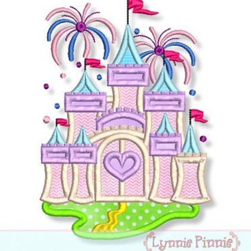 Princess Castle Applique - Etsy