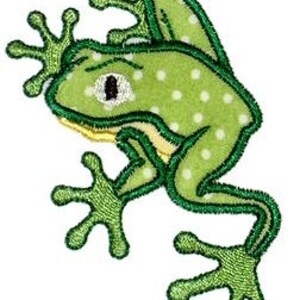 TREE FROG Applique 4x4 5x7 Machine Embroidery Design Boy INSTANT - Etsy