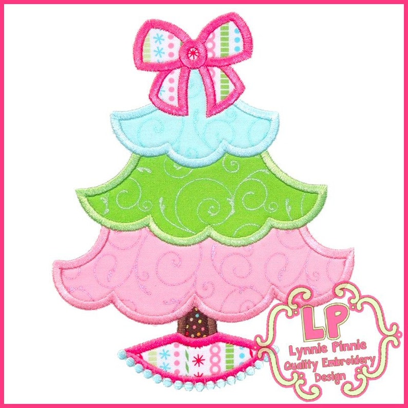 FANCY TREE 1 Applique 4x4 5x7 6x10 7x11 Svg Machine Embroidery - Etsy