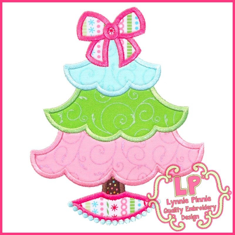 FANCY TREE 1 Applique 4x4 5x7 6x10 7x11 Svg Machine Embroidery | Etsy