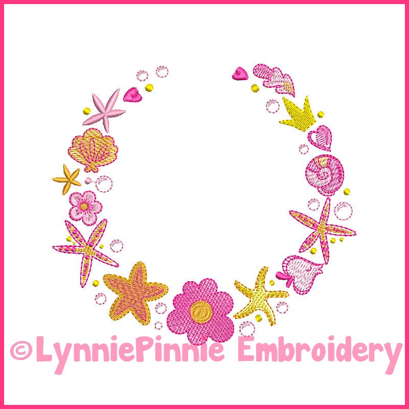 Mermaid Frame for Monogram 4 Sizes 4x4 5x7 6x10 Frame | Etsy