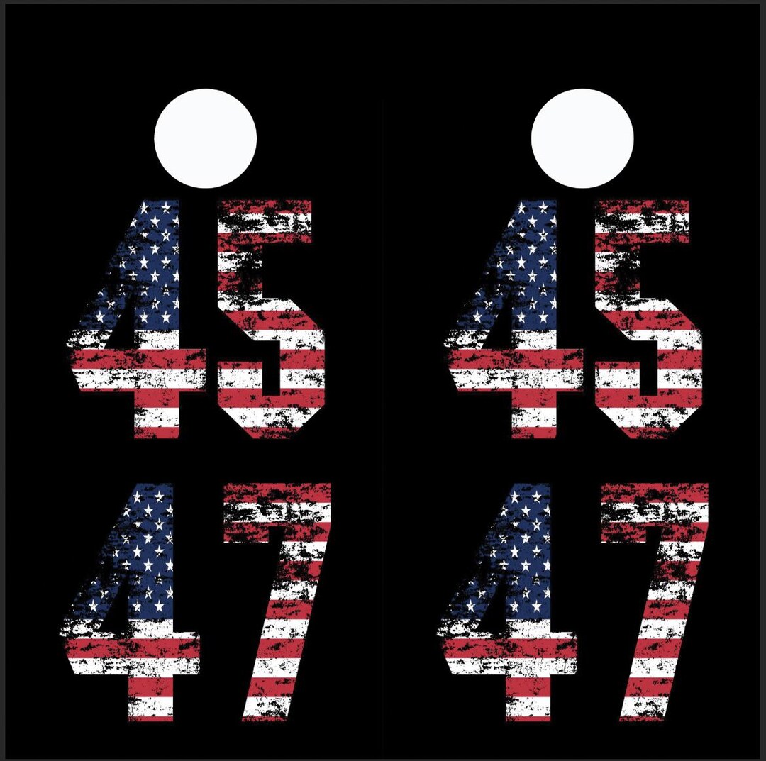 Trump President Cornhole Wrap MAGA Laminated - Etsy