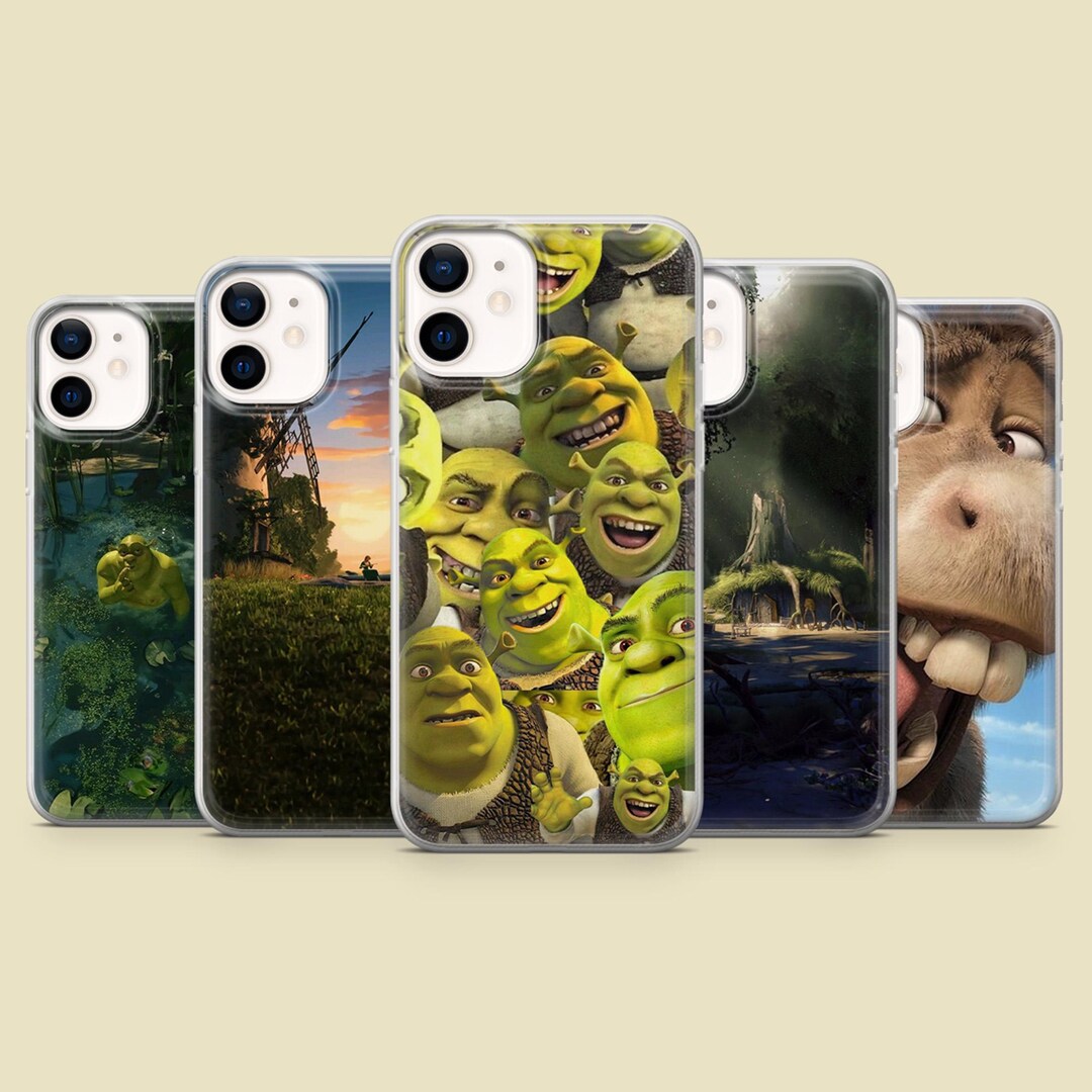 Shrek Phone Case Swamp Ogre Cover for iPhone 16, 15, 14, 13, 12 ...
