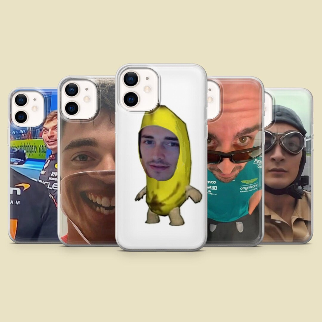 F1 Phone Case Meme Leclerc Alonso for iPhone 16, 15, 14, 13, 12 ...