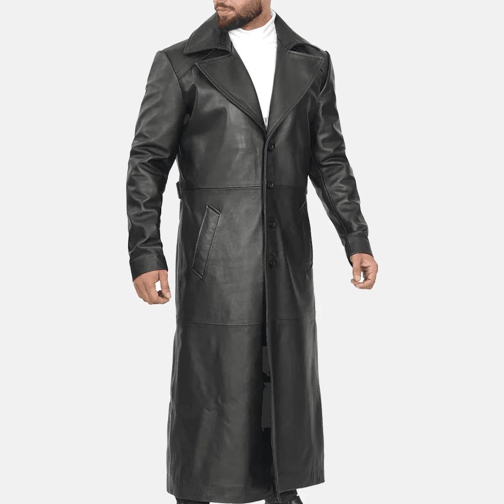 Wranglers Long Leather Duster Men - Etsy
