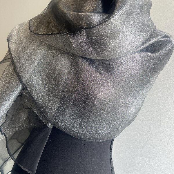 Metallic Scarf - Etsy