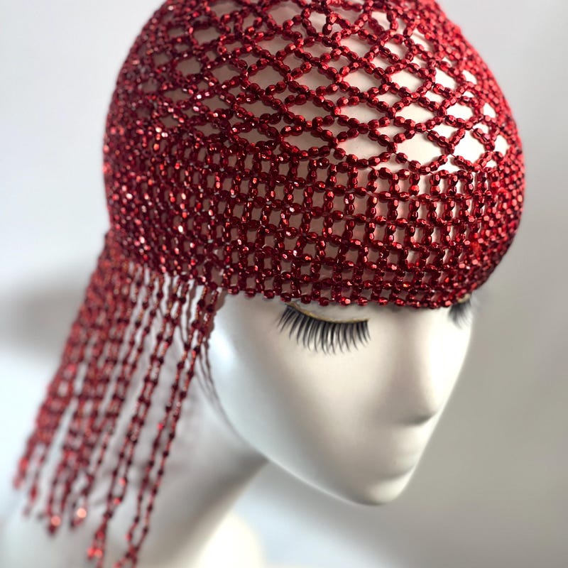 Beaded Headpiece - Etsy
