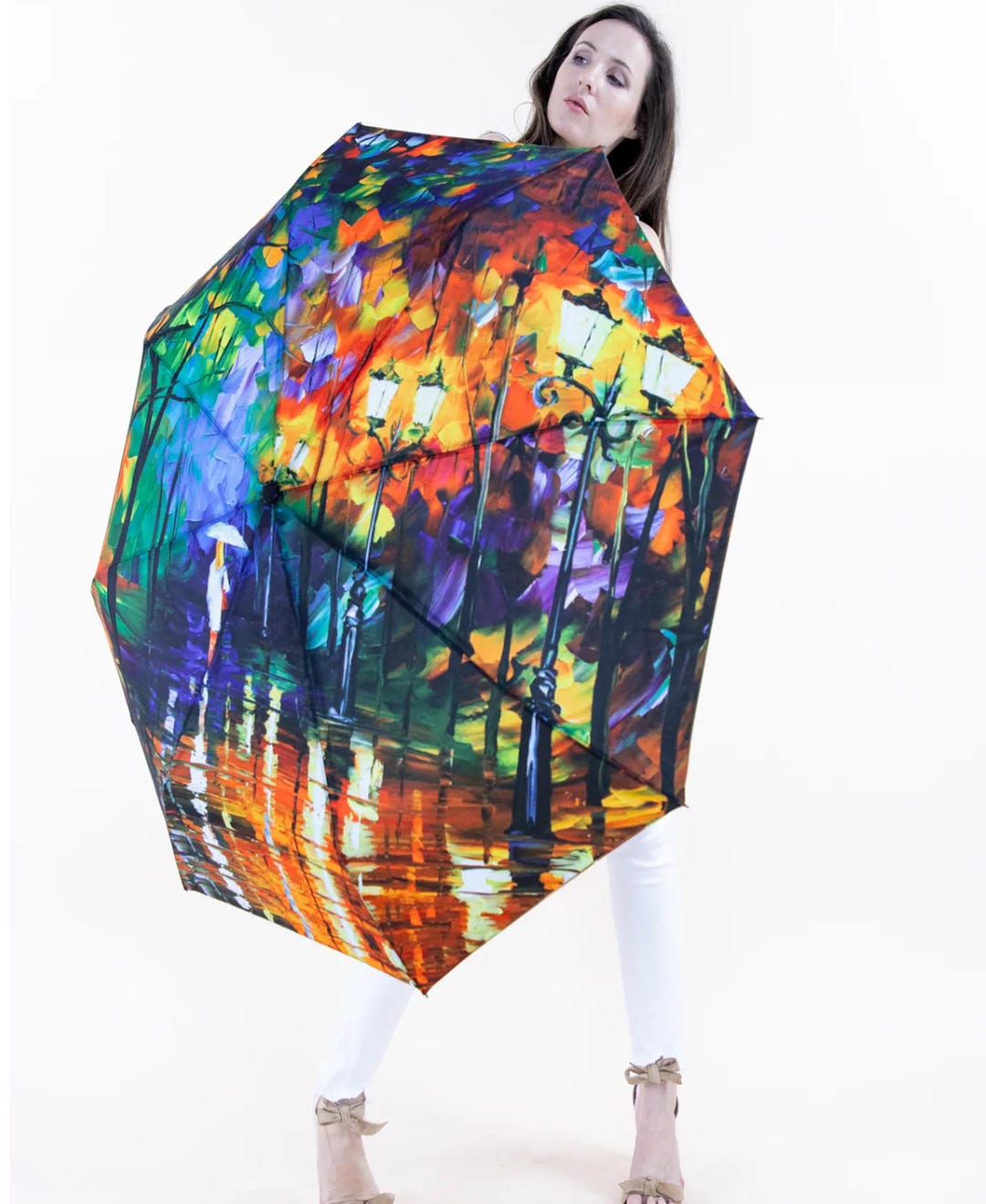 Artful Umbrella Umbrella Famous Artwork Print Umbrella – the Perfect ...