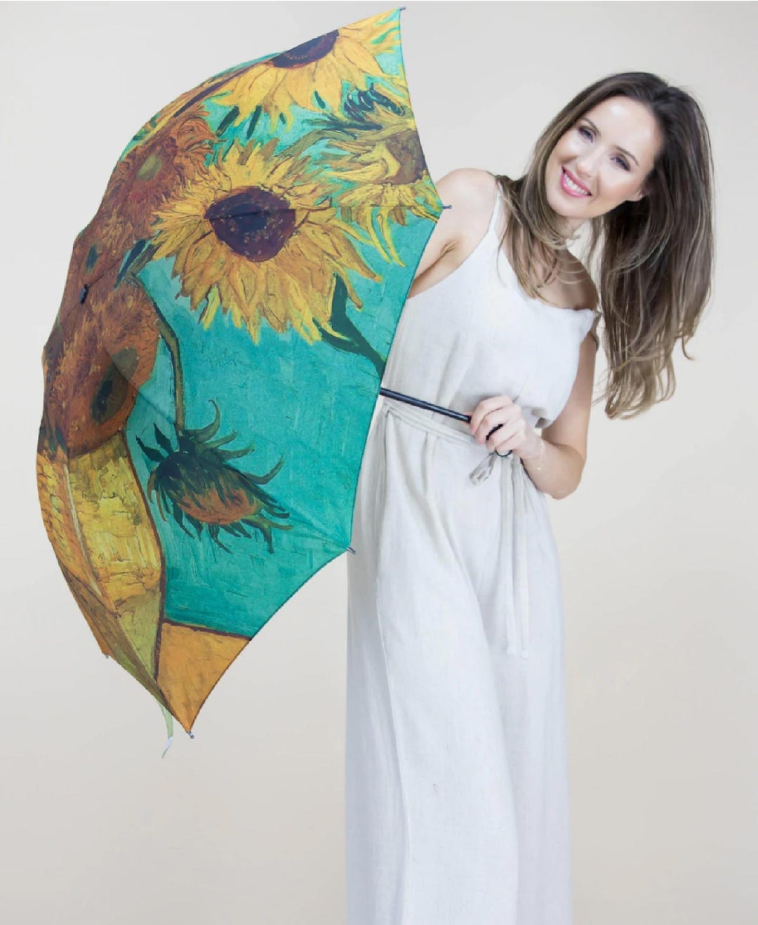Van Gogh Sunflower Umbrella: Famous Artwork Print, Art-inspired Gift - Etsy