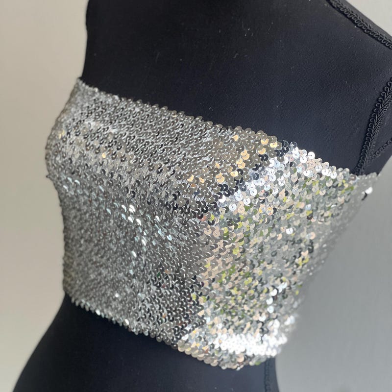 Green Sequin Tube Tops - Etsy