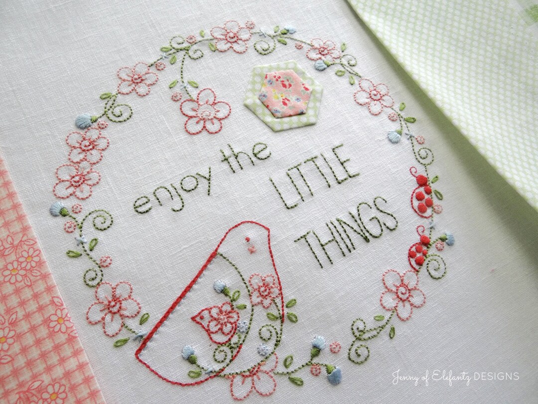 The Little Things Hand Embroidery Pattern Digital Download - Etsy