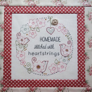 Stitched With Heartstrings Hand Embroidery Pattern Digital Download ...