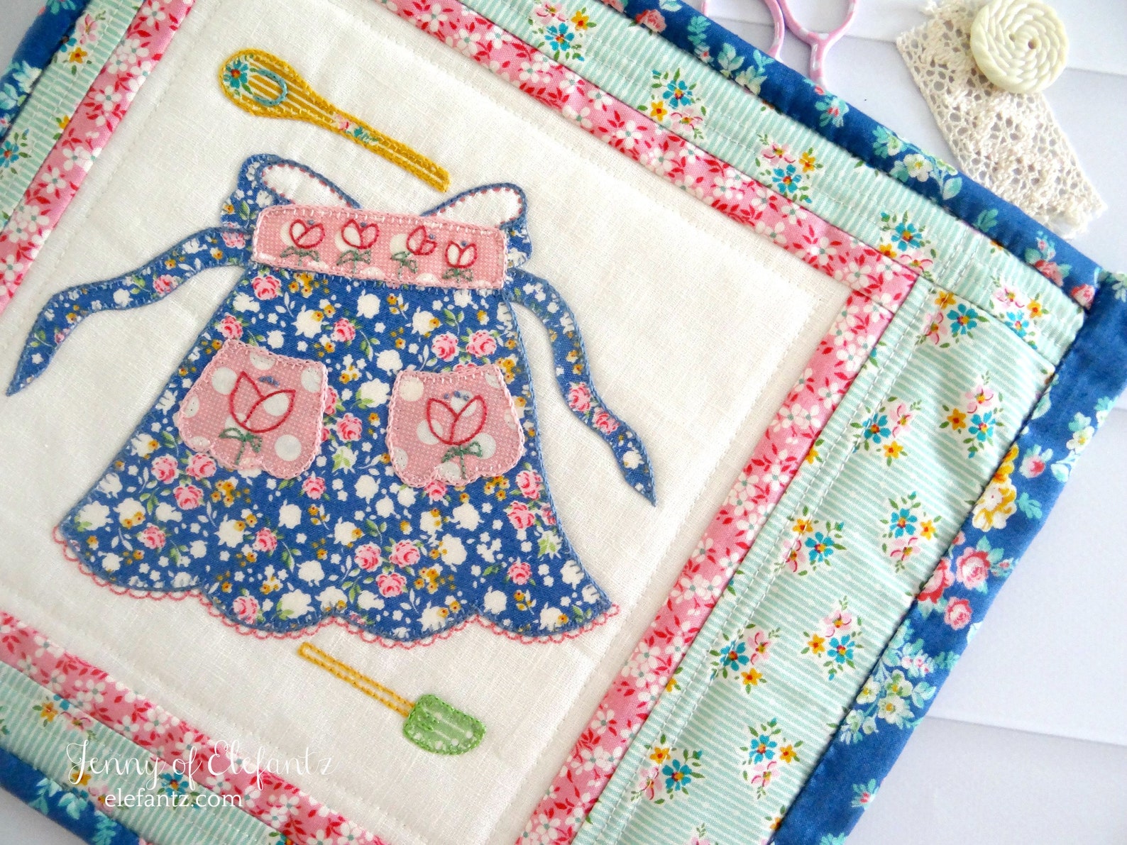 PHYLLIS MAY'S KITCHEN Hand Embroidery Block of the Month - Etsy