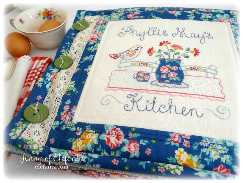 PHYLLIS MAY'S KITCHEN Hand Embroidery Block of the Month - Etsy