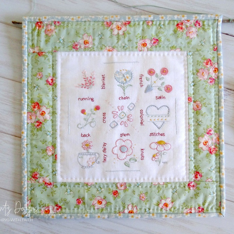 Embroidery Sampler Pattern - Etsy