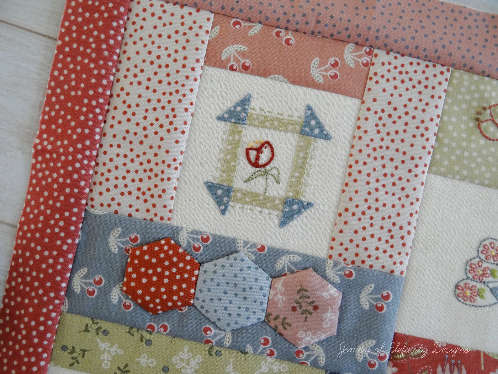 SIMPLE DAYS Block 7 of a Nine-block Quilt Pattern | Etsy