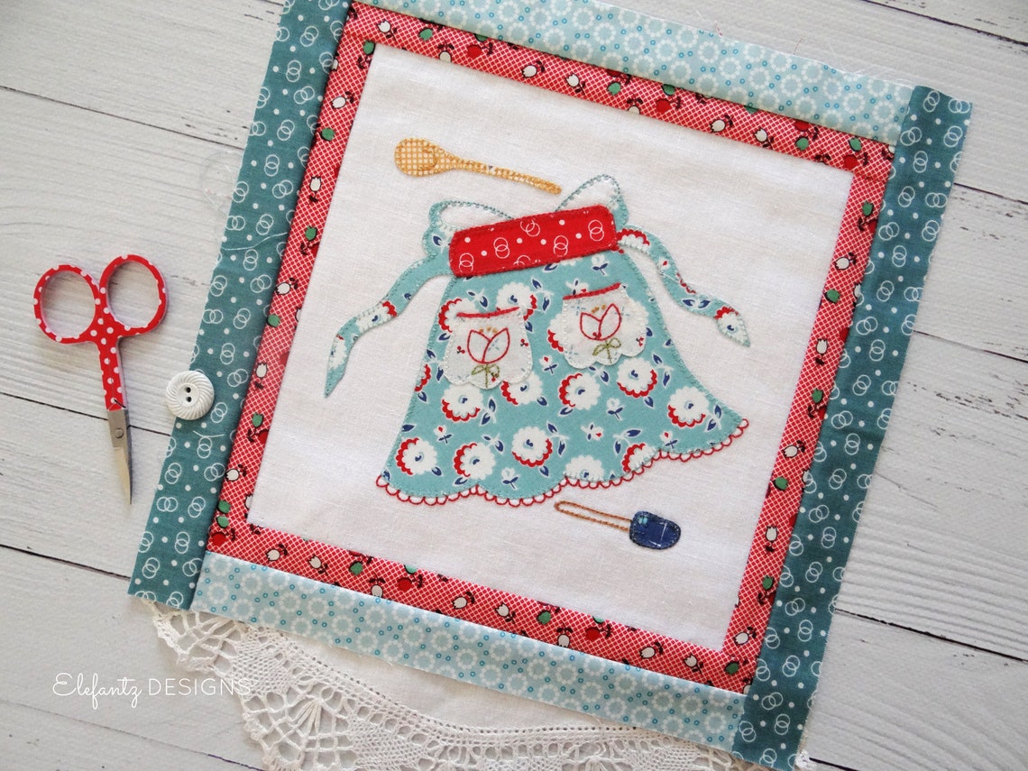 PHYLLIS MAY'S KITCHEN Hand Embroidery Block of the Month - Etsy