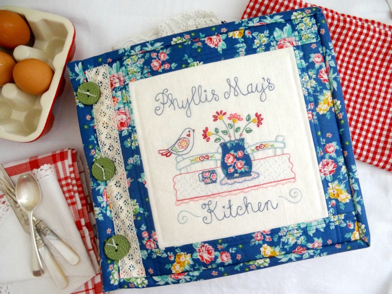 PHYLLIS MAY'S KITCHEN Hand Embroidery Block of the Month - Etsy