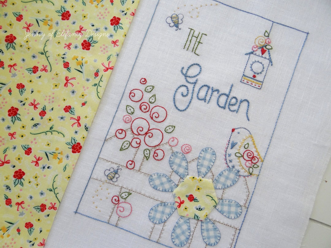 Garden Duo - Hand Embroidery Patterns - Set of Two - Digital Download ...