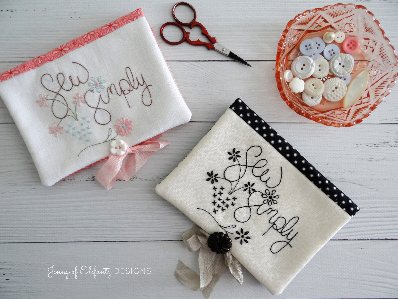 Sew Simply Hand Embroidery Pattern Plus Tutorial for the - Etsy Australia