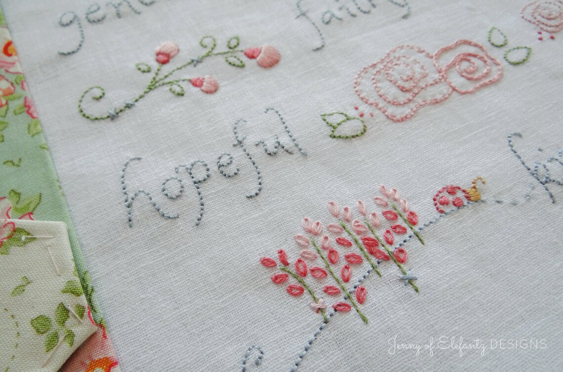 Words Matter Hand Embroidery Pattern Digital Download - Etsy