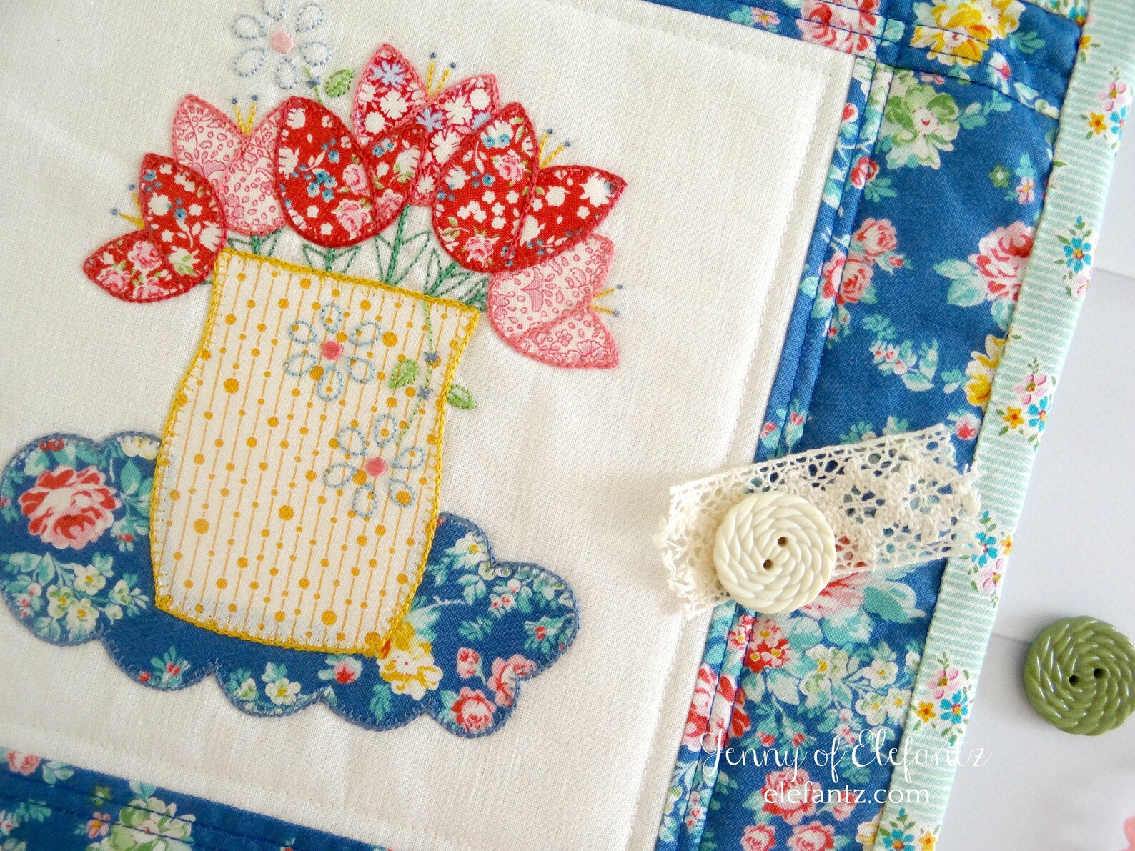 PHYLLIS MAY'S KITCHEN - Hand Embroidery Block of the Month - Memory ...