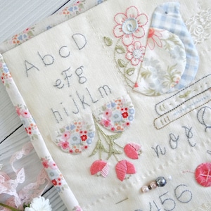 Spring Sampler Pattern - Hand Embroidery - Applique - Mini Quilt ...