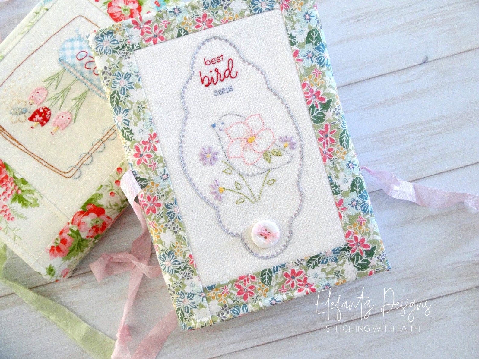 Set of 4 Flower Seed Packet Hand Embroidery Patterns - Etsy