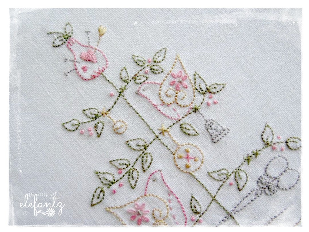 The Sewing Tree Christmas Hand Embroidery Pattern Digital Download - Etsy