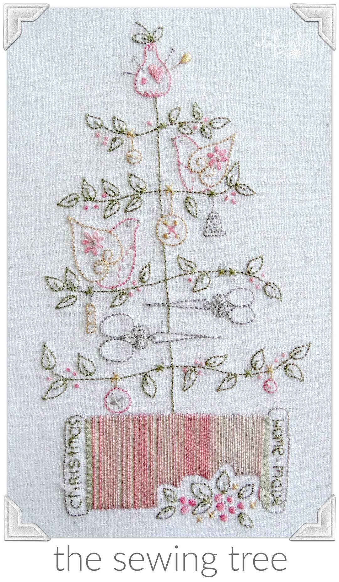 The Sewing Tree - Christmas Hand Embroidery Pattern - Digital Download ...