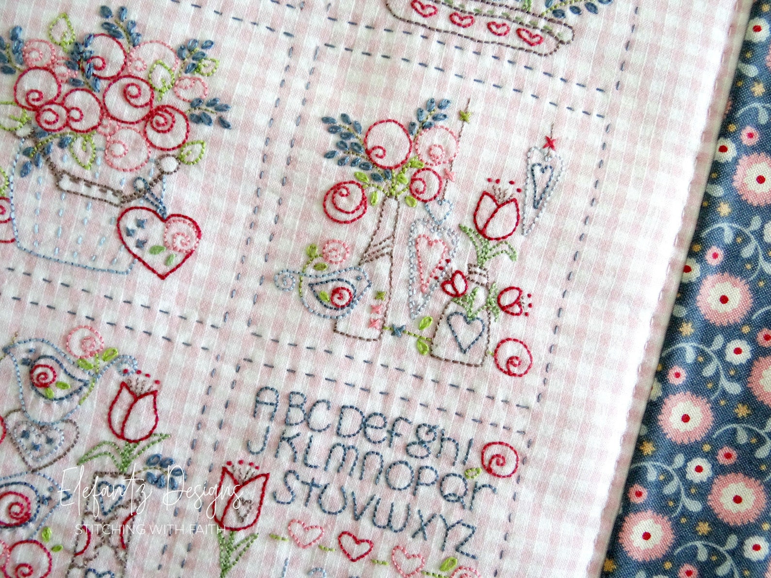 My Little Sampler Set of Six Embroidery Patterns Finished as - Etsy