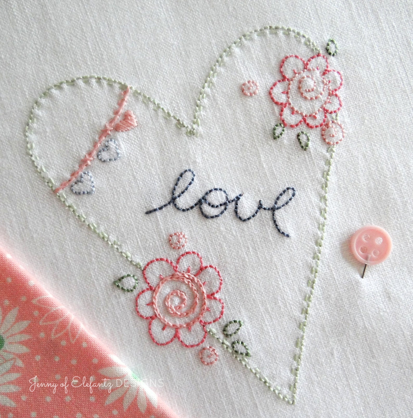 From the Heart 5 Stitchery Patterns Bonus Pocketed - Etsy
