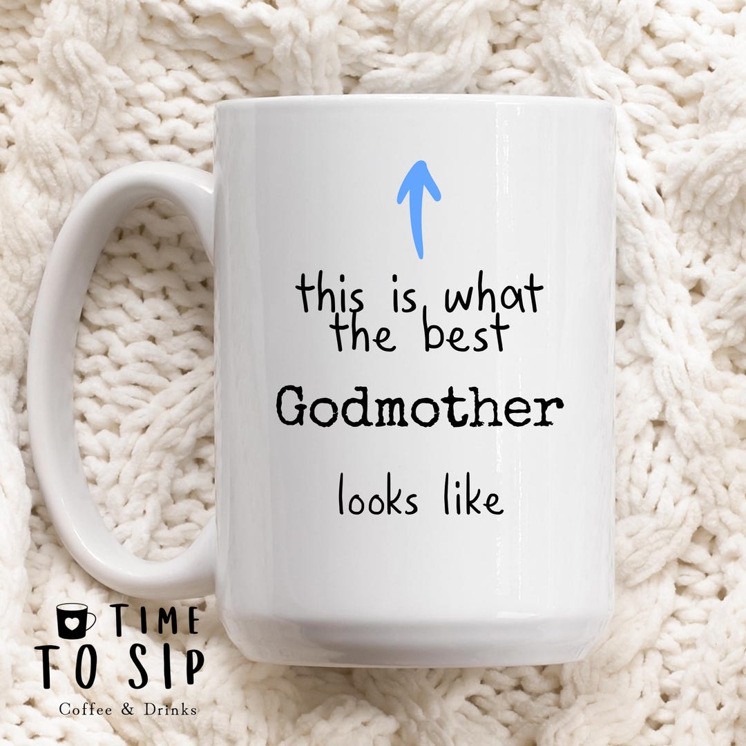 This is What the Best Godmother Looks Like Mug, Godparents Gift, Gift ...