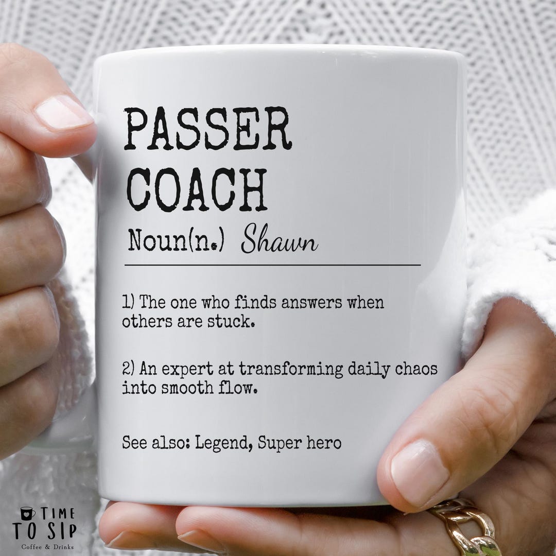 Passer Coach Personalised Definition Mug, Gifts for Him Birthday, Gifts ...
