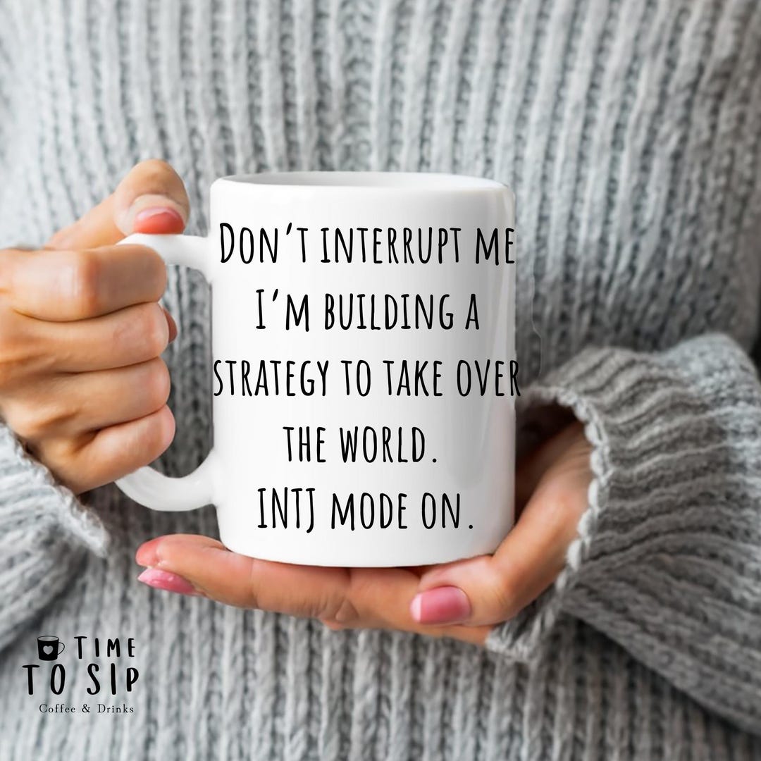 INTJ Myers Briggs Mug, INTJ Psychology Mug, Intj Personality Type Mug ...