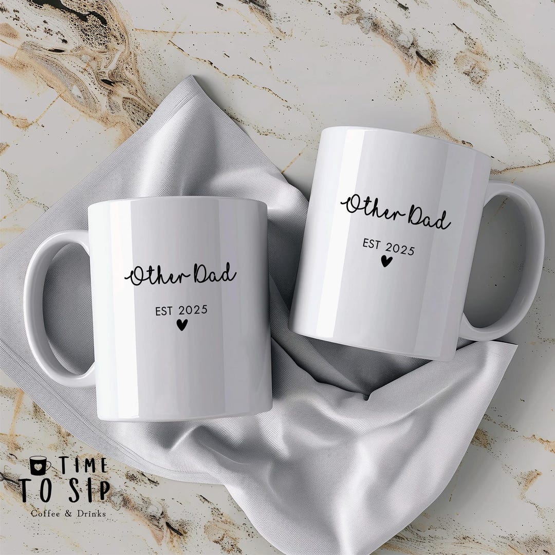 Other Dad Custom Est Year Mug, Men's Coffee Cup, Step Dad Gift, Step ...
