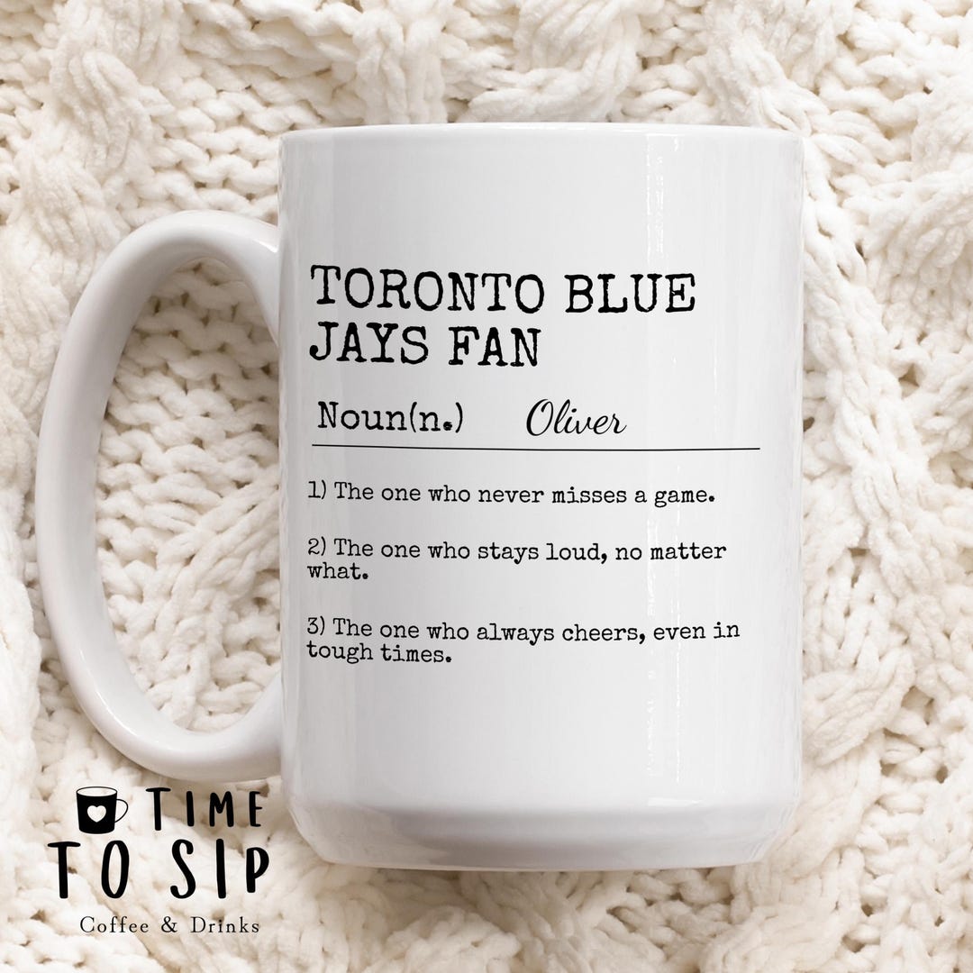 Toronto Blue Jays Personalized Fan Mug, Toronto Blue Jays Baseball Team ...