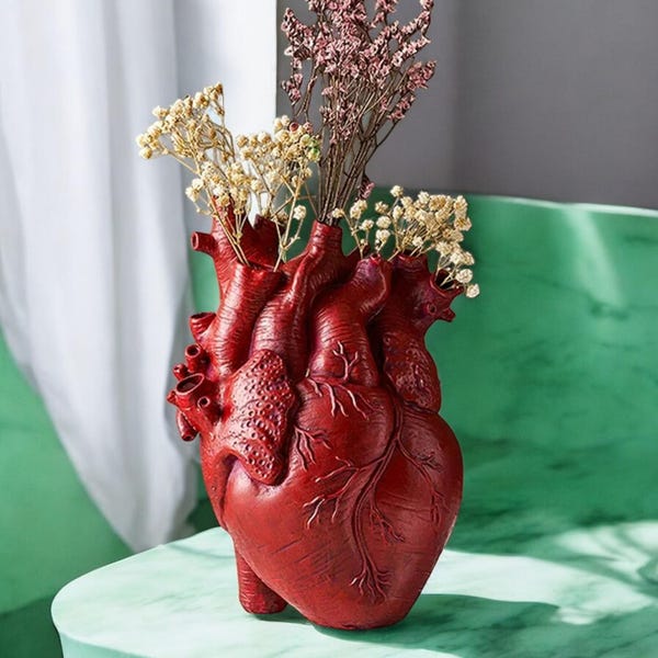 Heart Vase - Etsy