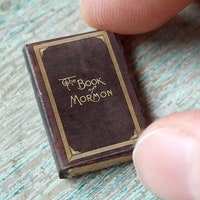 Holy Bible, Dollhouse Book 1/12 Scale Miniature Classic, Black Cover ...