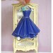 Miniature Handpainted Paper Dress --- Full Moon Serenade - Etsy